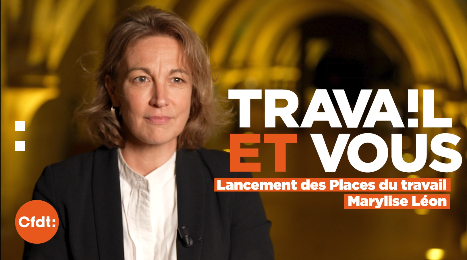 Marylise Léon - Lancement des Places du travail | CFDT